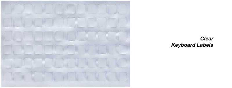 Transparent Keyboard Labels